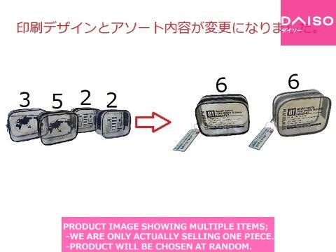 Clear cosmetic pouches / Square clear vinyl pouch【クリアビニールポーチスクエア ...