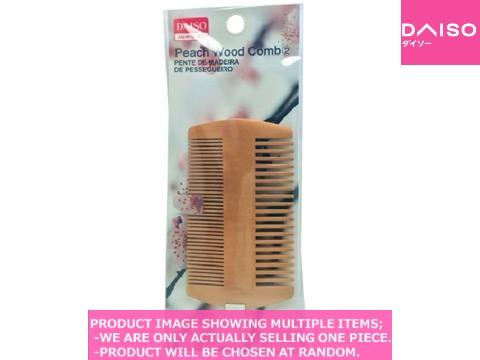 Hair combs / Peach Wood Comb| Daiso Canada co., ltd.