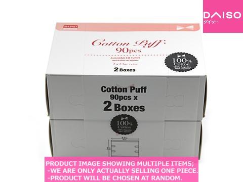Cotton squares / Cotton Puff x Boxes| Daiso Canada co., ltd.