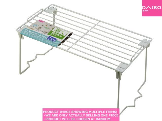 Storage racks(Plastic/Wire) / STACKING RACK SLIM TYPE IVORY CO OR 【積み重 ...