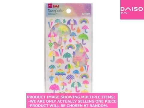 Stickers / MASKING STICKER 【マスキングステッカー－ 】| Daiso Canada co., ltd.