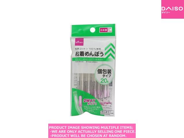 Cotton swab / cotton swab case / STICKY HEAD COTTON BUDS【粘着めんぼう 装 ...