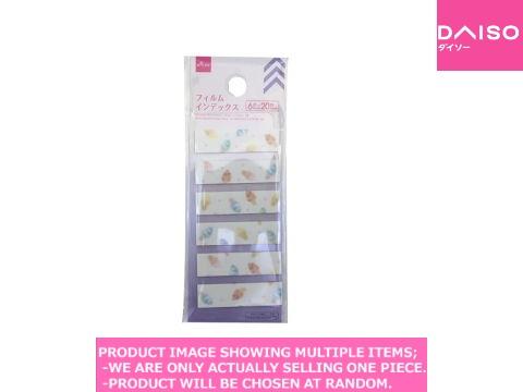 Film post-it notes / Film Index Sticky Note D Typ【フィルムインデックスふせん ...