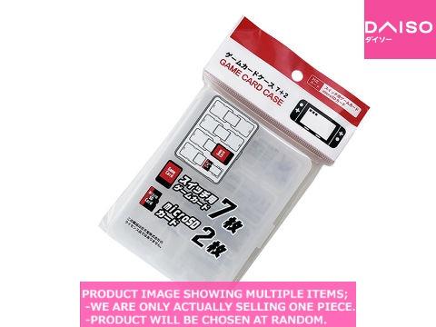 The game machine relations / Game card case + 【ゲームカードケース ＋ 】| Daiso ...