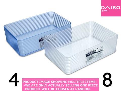 Small plastic desk organizers / PACHI PACHI STOCKER 【パチパチストッカー 】| Daiso ...