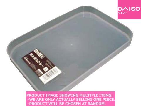 Small plastic desk organizers / Free stacking Trey Large 【自由自在 積み重ねトレー ...